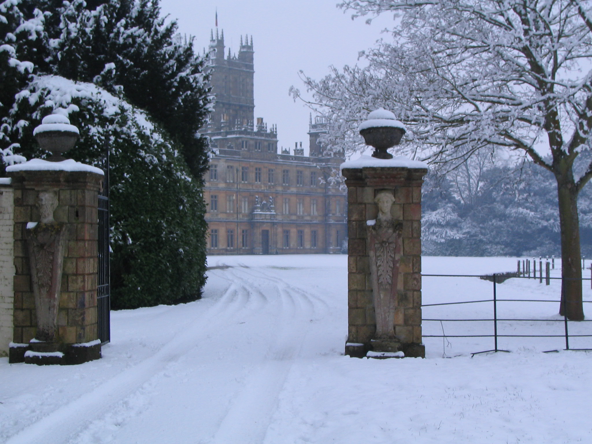 Highclere Castle Winter