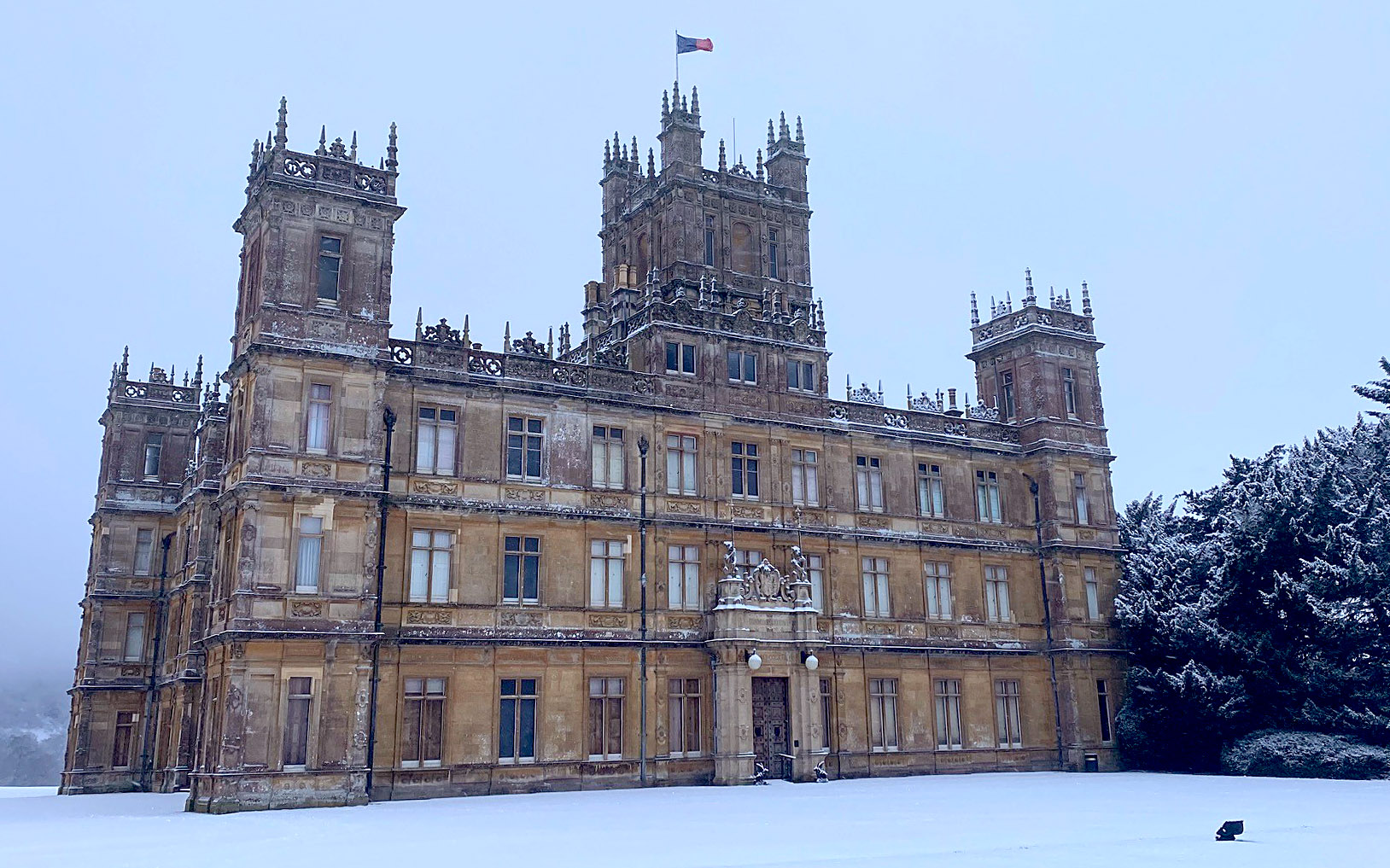 Highclere Castle Snow